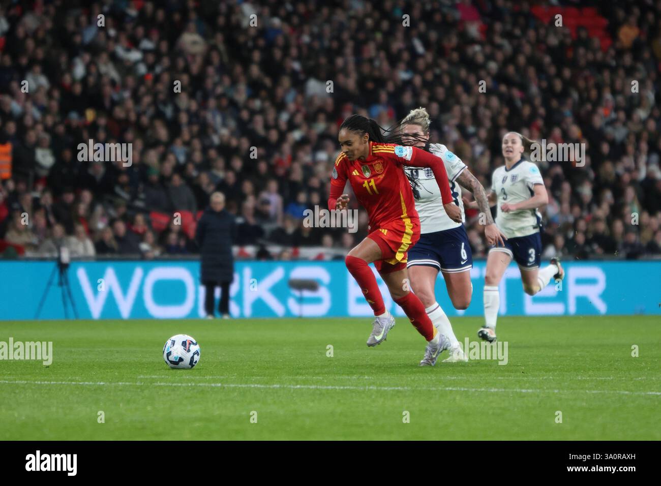 England Lionesses v Spain Wembley Stadium London England UK 26 Feb 2025 ...