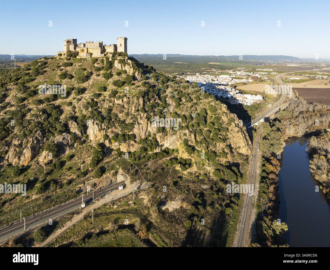 The impressive eighth-century Moorish castle of Almodovar del Rio ...