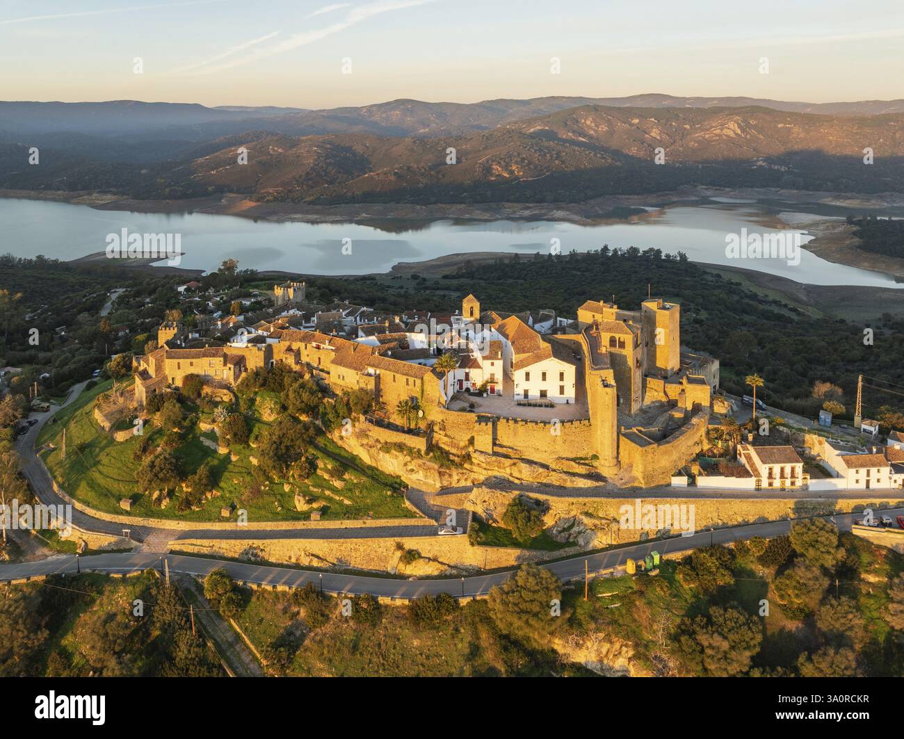 The White Village of Castillo de Castellar is located inside a Moorish ...
