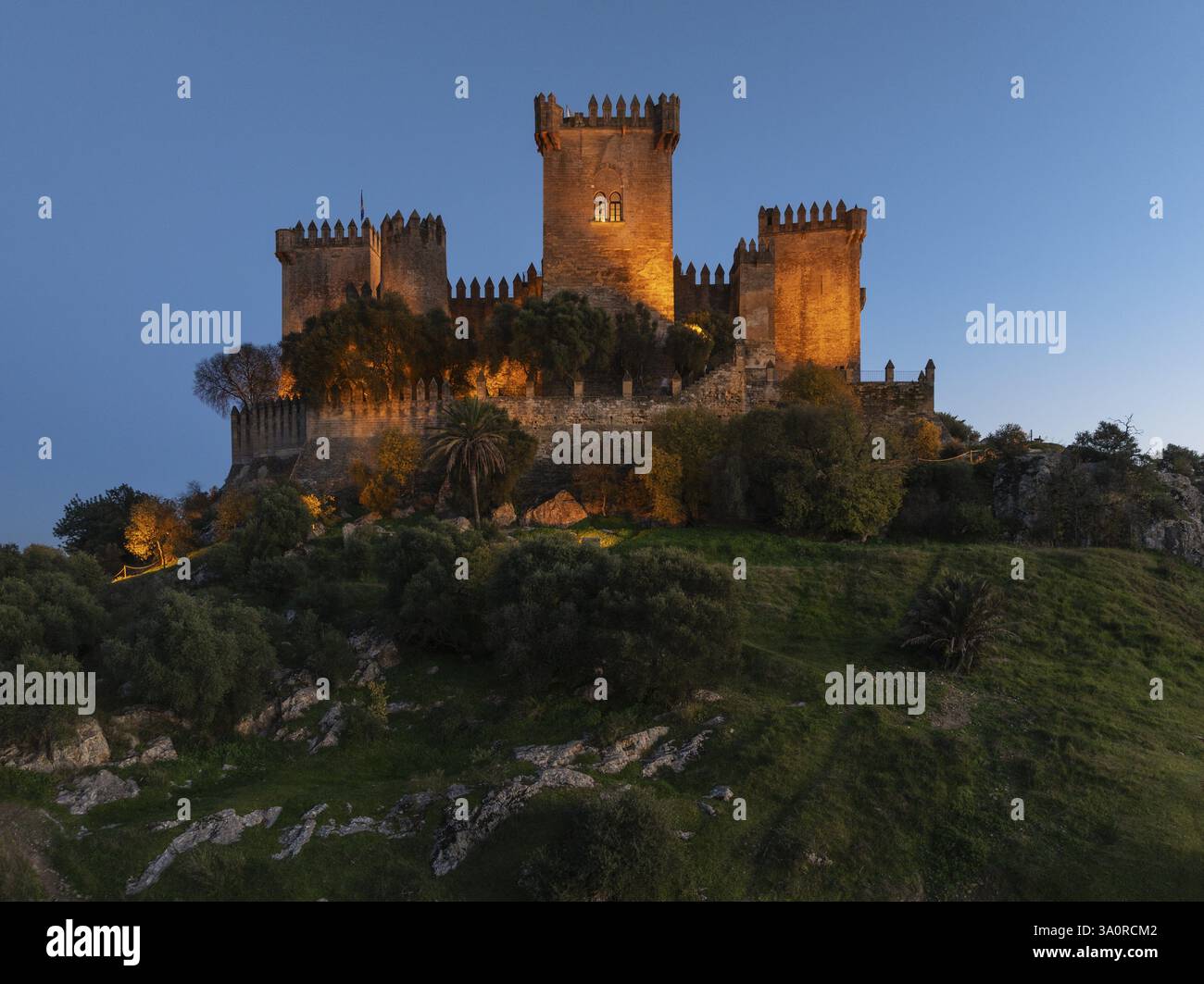 The impressive eighth-century Moorish castle of Almodovar del Rio ...