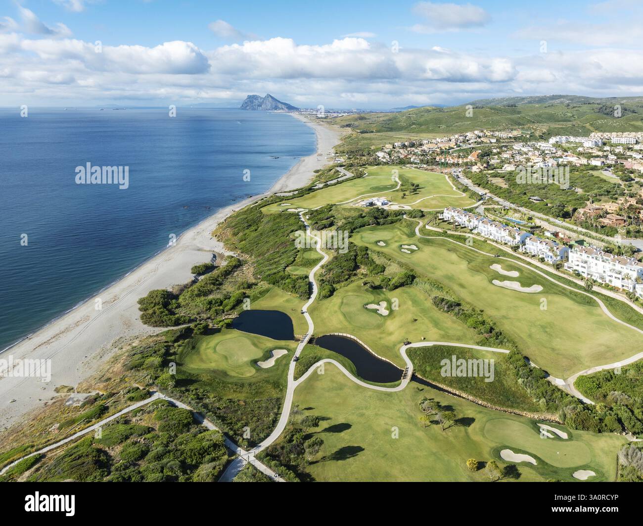 The La Hacienda Links Golf Resort at the Mediterranean Sea with the ...