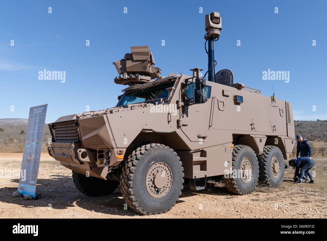The Griffon VOA (artillery observation vehicle) pictured during the ...