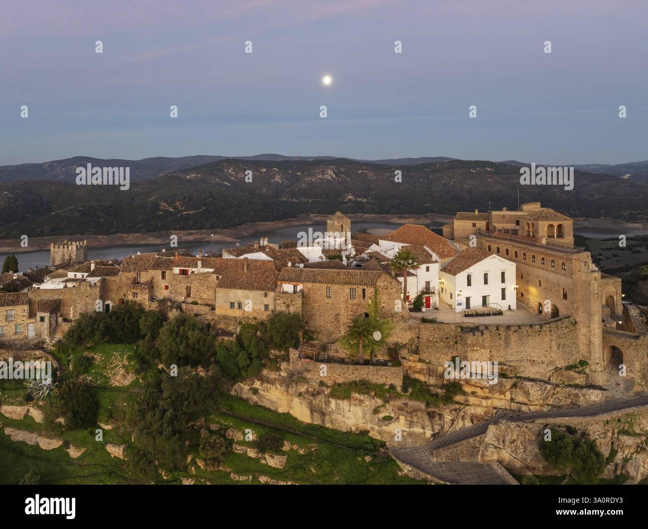 The White Village of Castillo de Castellar is located inside a Moorish ...