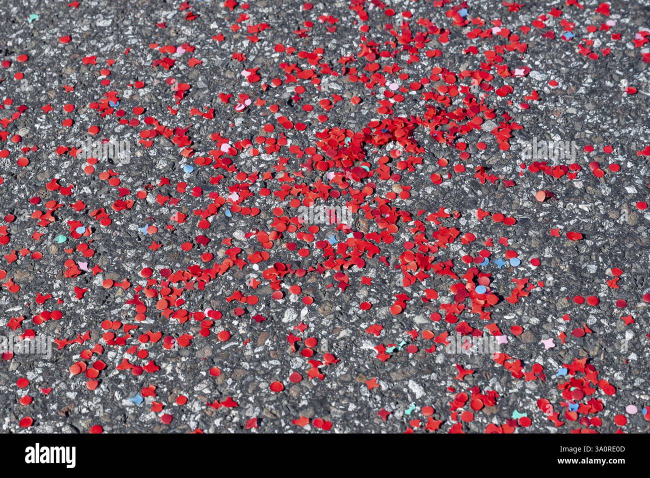 Confetti on the floor Stock Photo - Alamy