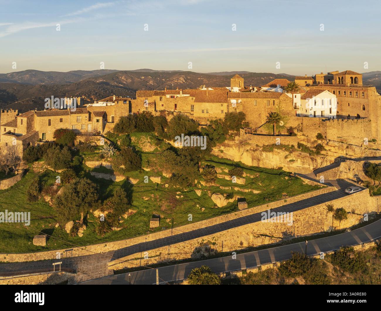 The White Village of Castillo de Castellar is located inside a Moorish ...