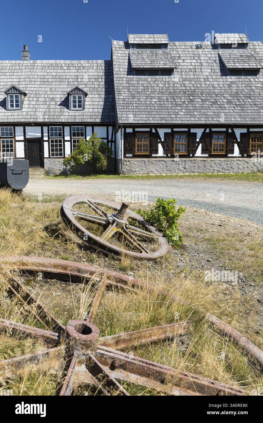 Alte Elisabeth silver mine, outdoor facilities, Freiberg, Saxony ...