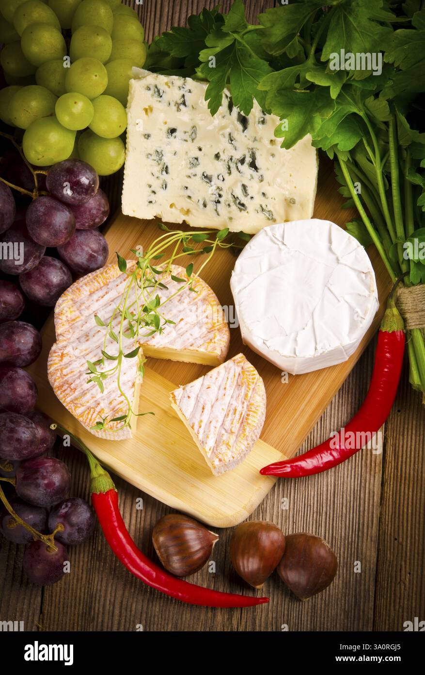 Different cheese types Stock Photo - Alamy