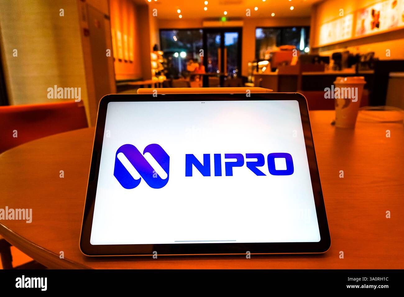 China. 02nd Mar, 2025. In this photo illustration, a Nipro Corporation ...