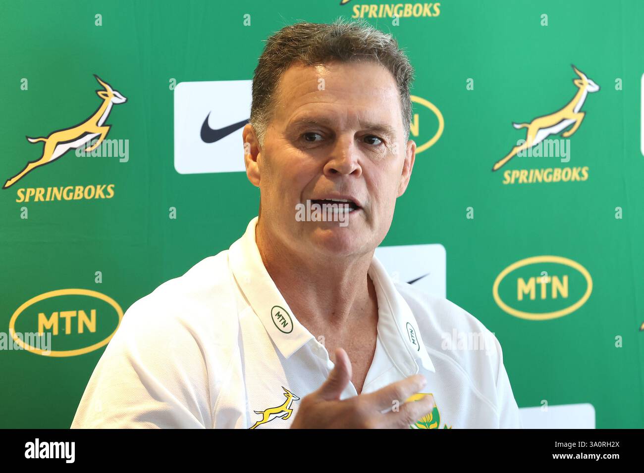 CAPE TOWN, SOUTH AFRICA - 05 MARCH 2025: South African Head Coach ...