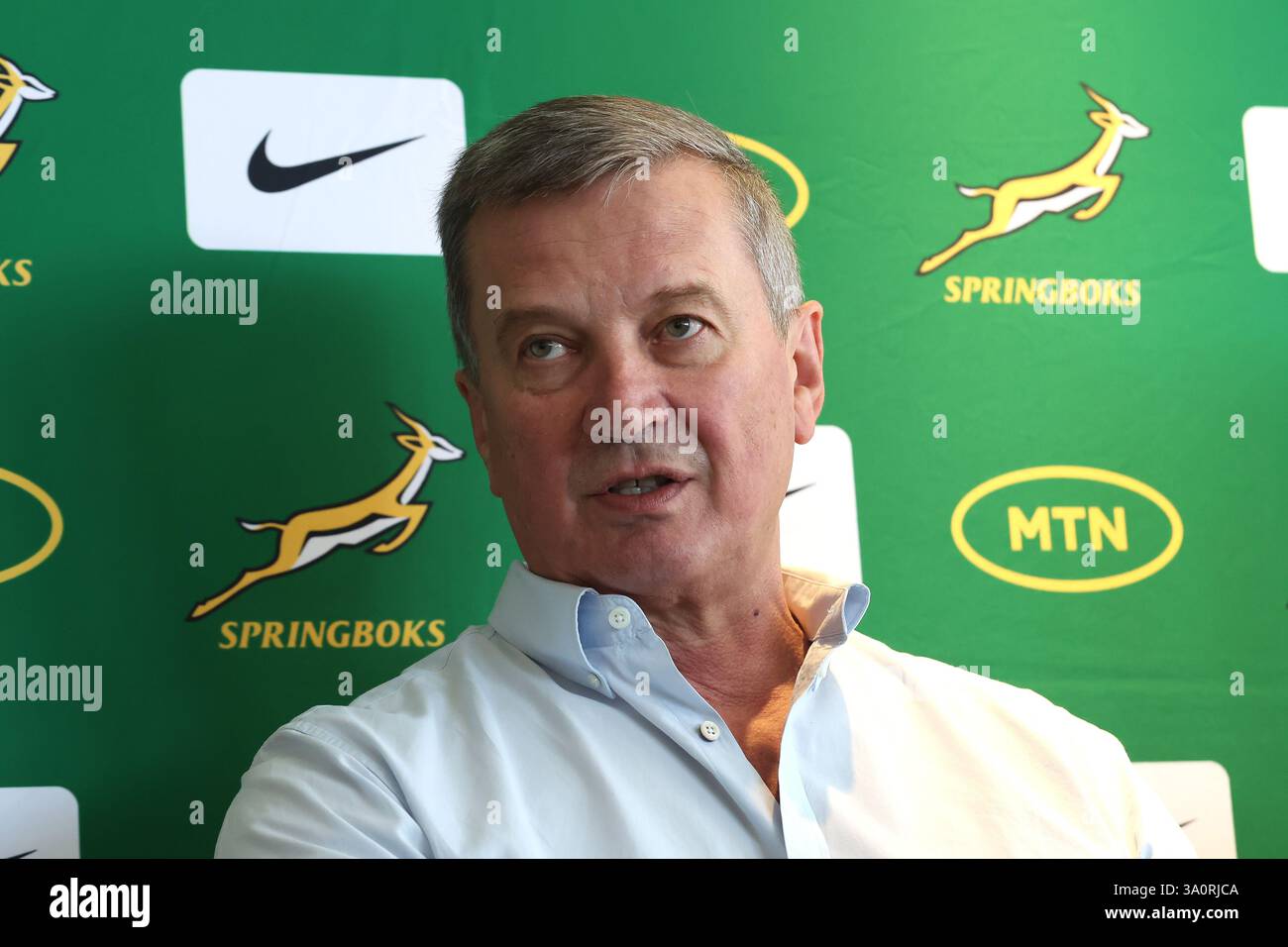 CAPE TOWN, SOUTH AFRICA - 05 MARCH 2025: SA Rugby CEO Rian Oberholzer ...