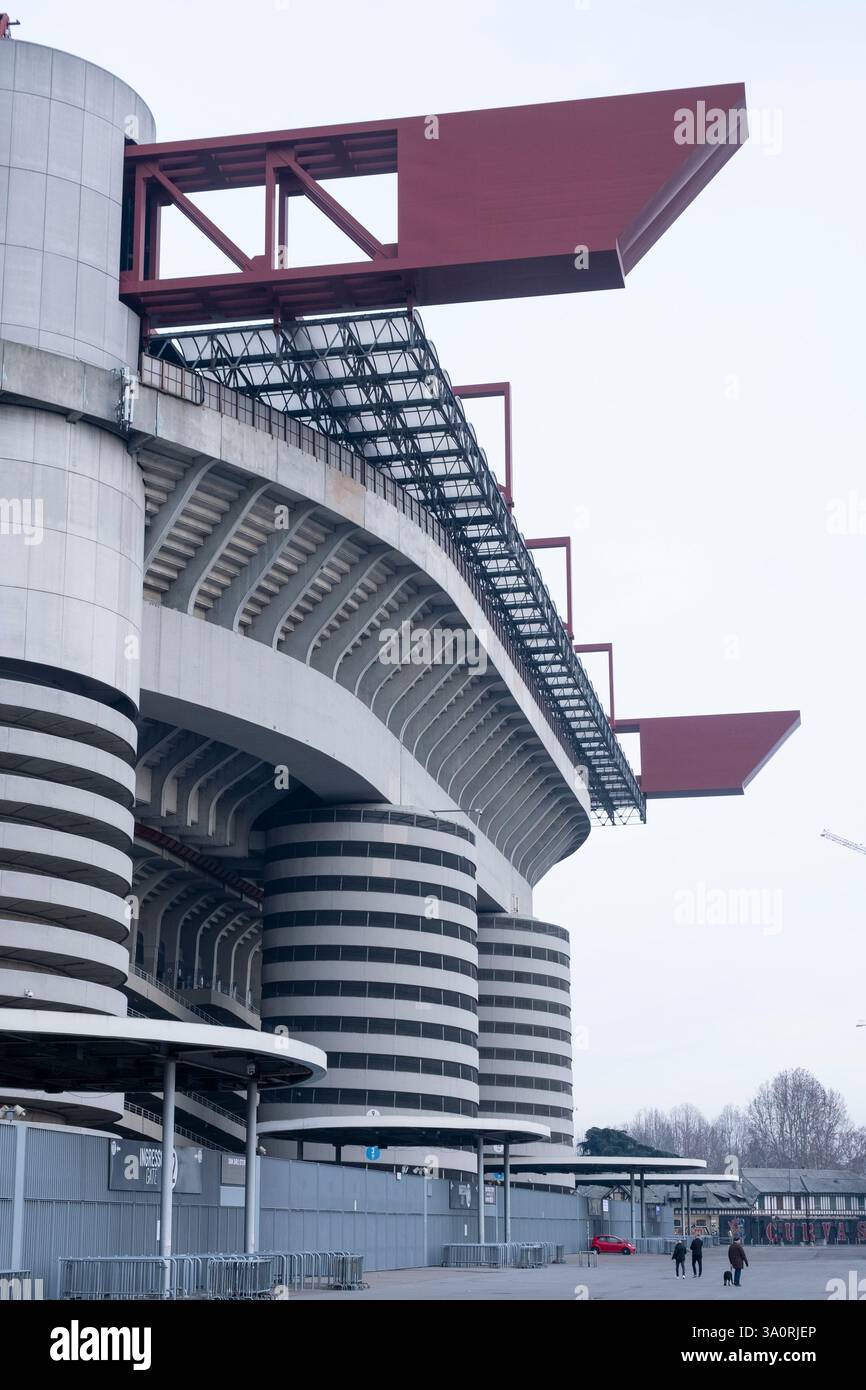 Foto Alessandro Cimma/LaPresse 31-01-2024 Milano, Italia.San Siro. Stadio Giuseppe Meazza. Foto ...