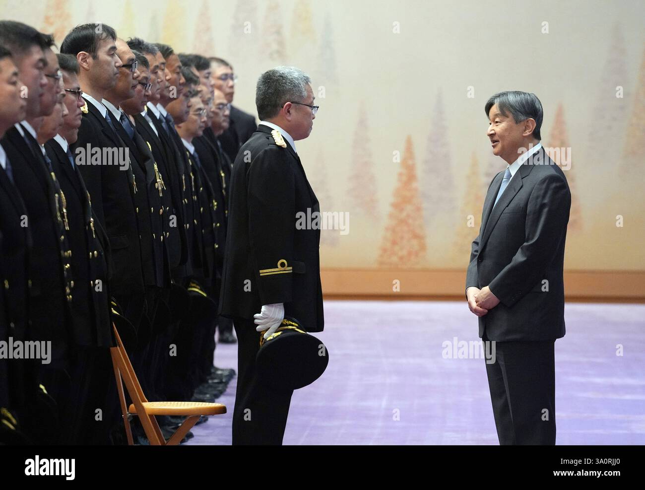 Japanese Emperor Naruhito meets correctional facility staffs of ...