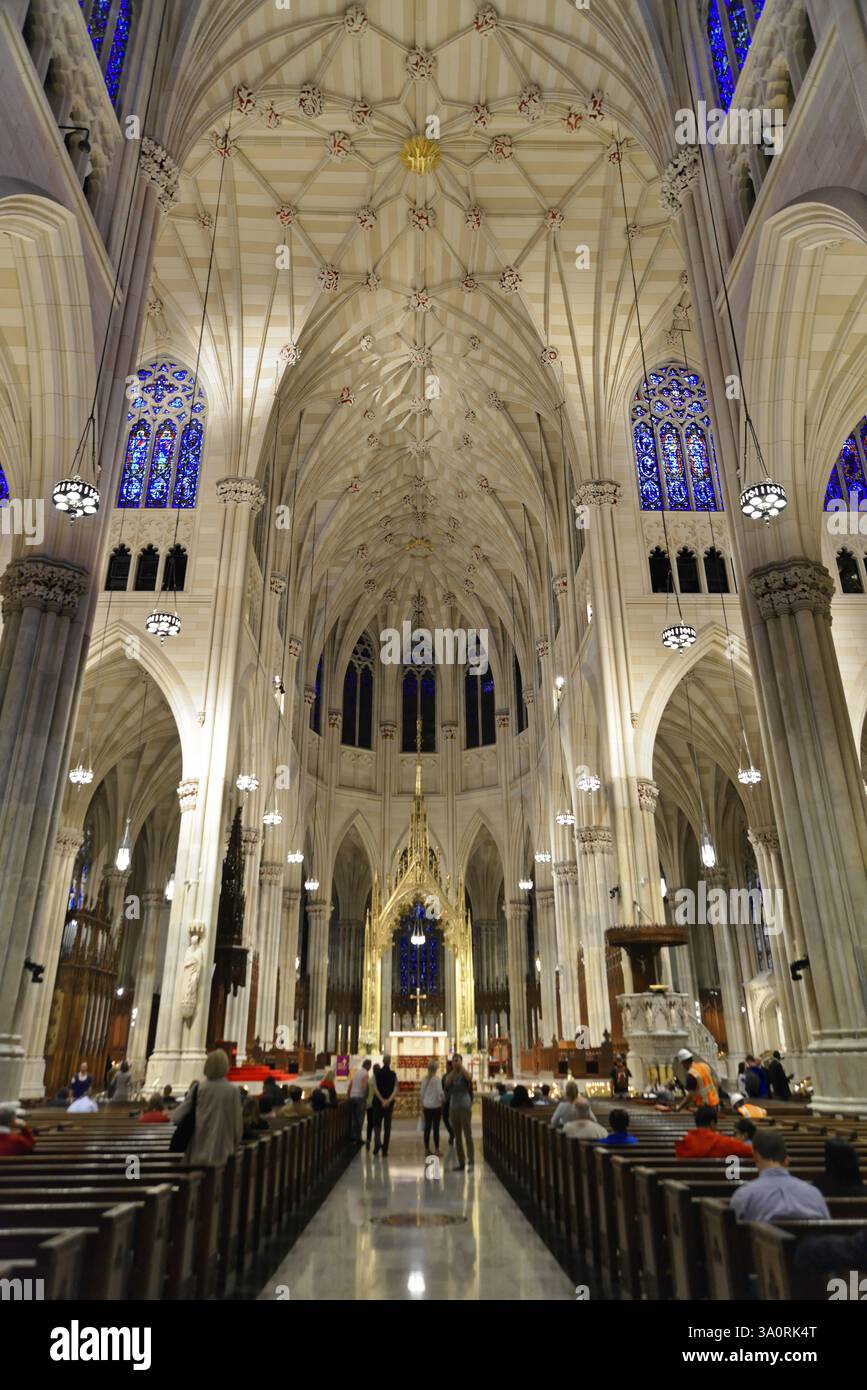 Saint Patricks Old Cathedral or Old St. Patricks, Lower Manhattan, Wide ...