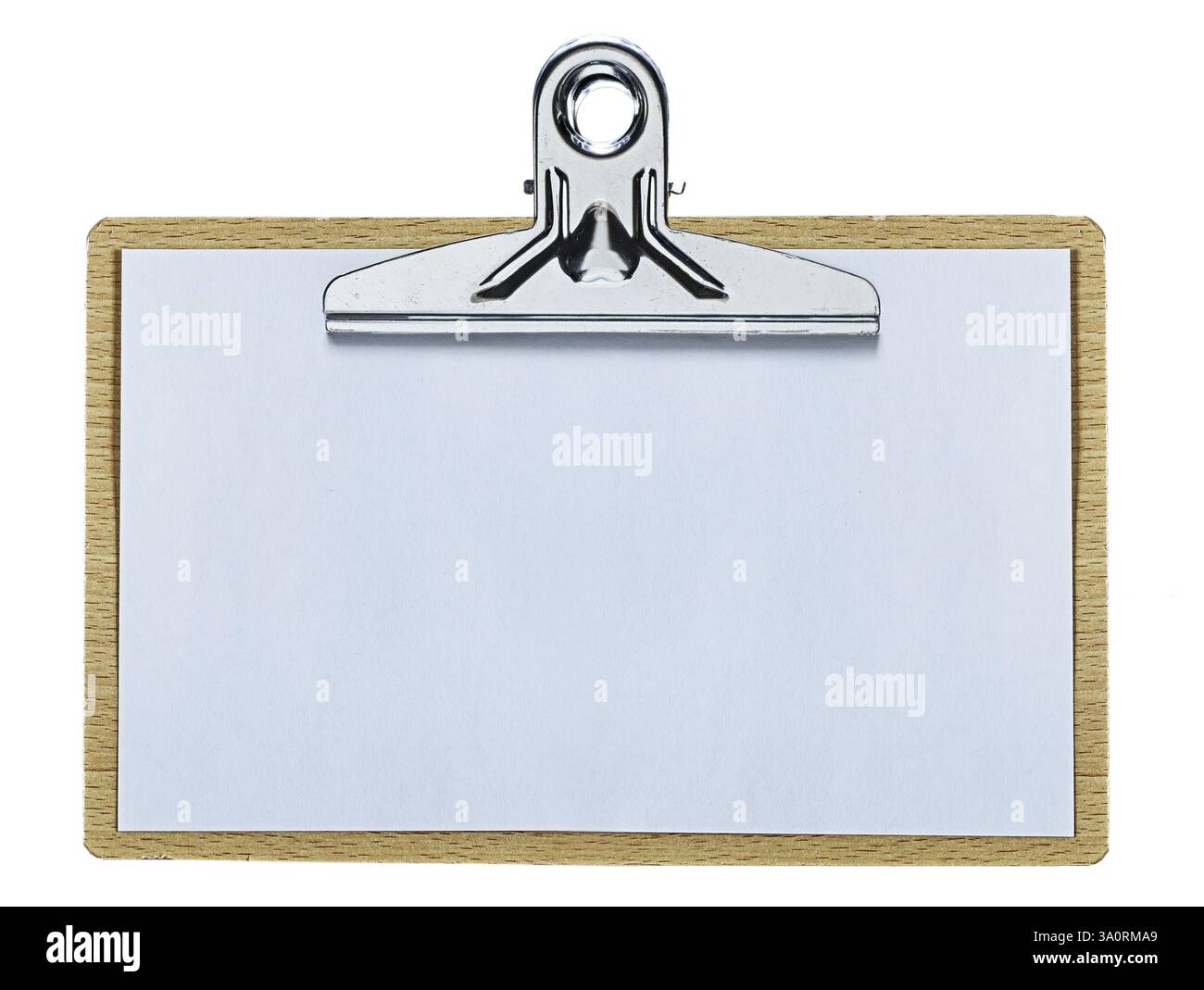 Classic clipboard isolated on white Stock Photo - Alamy