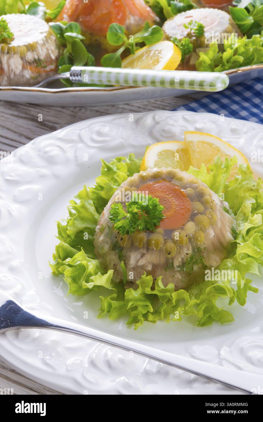 Aspic jellies hi-res stock photography and images - Alamy