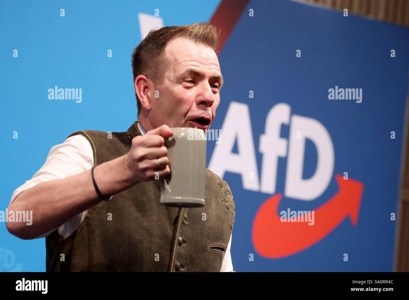 Osterhofen, Germany. 05th Mar, 2025. Political Ash Wednesday, AfD, at ...