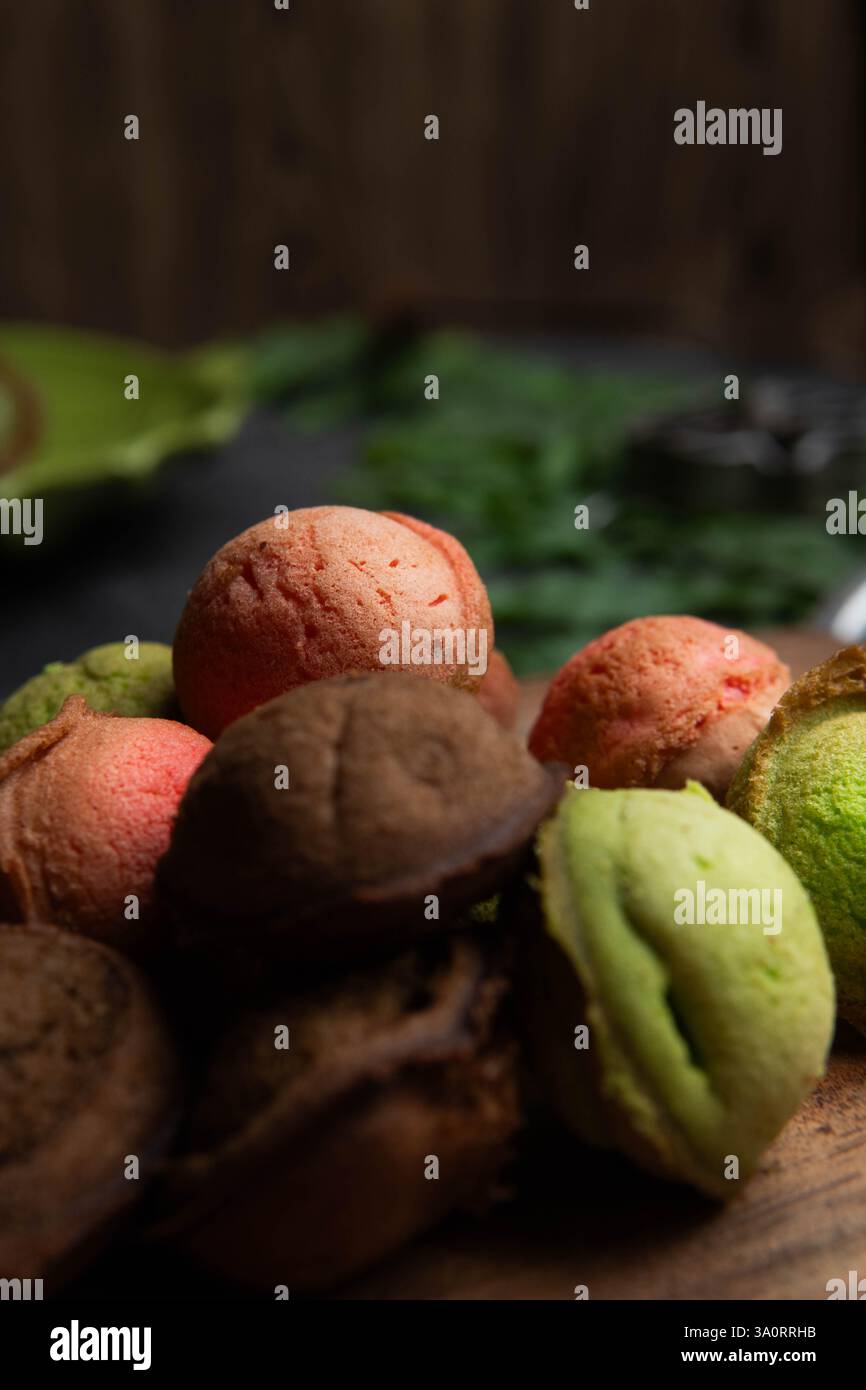 Colorful Steamed Sponge Cake (Bolu Kukus) – Indonesian Traditional ...