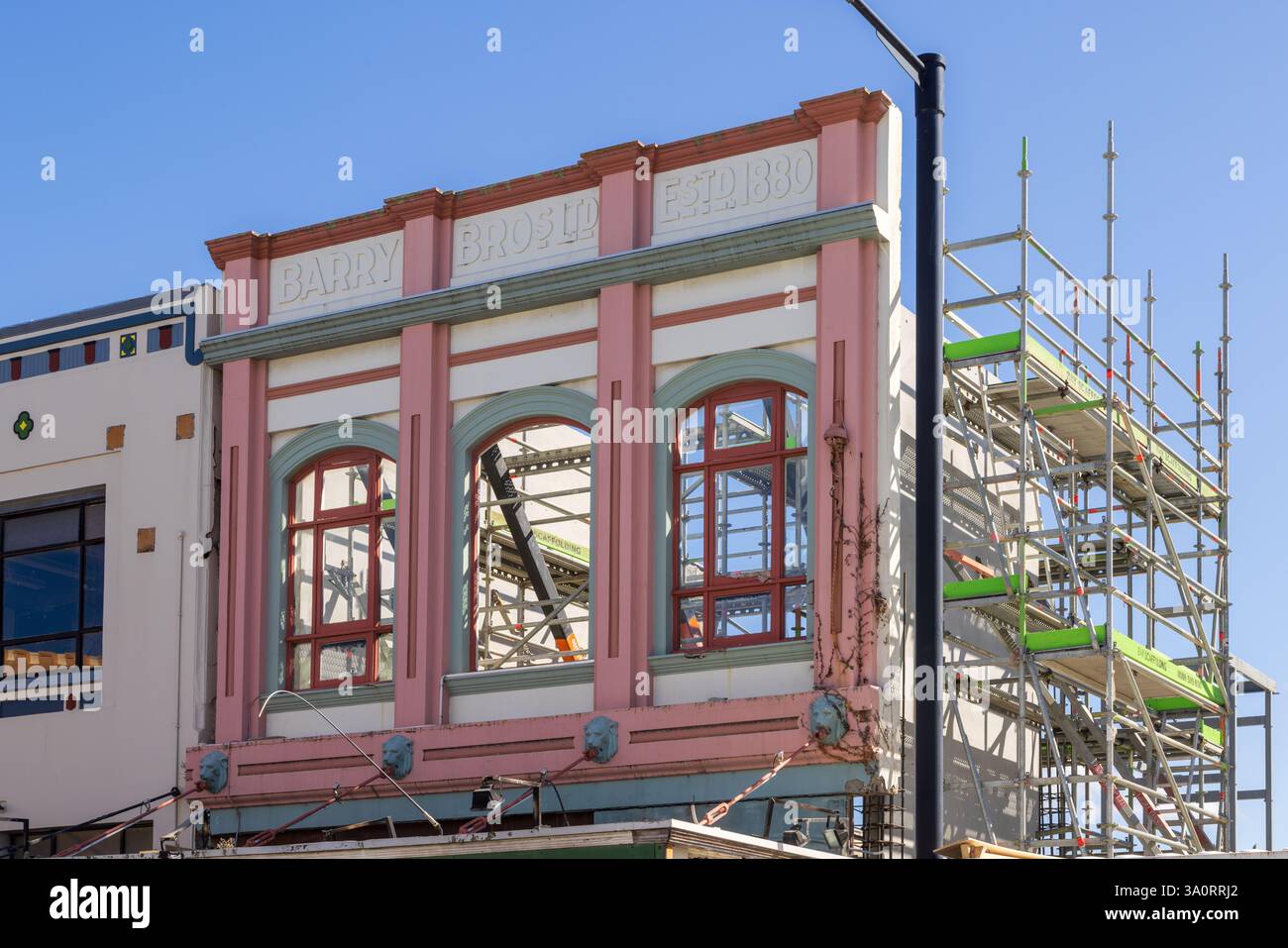 Renovating the old 1930s Barry Bros. building in Napier, New Zealand ...