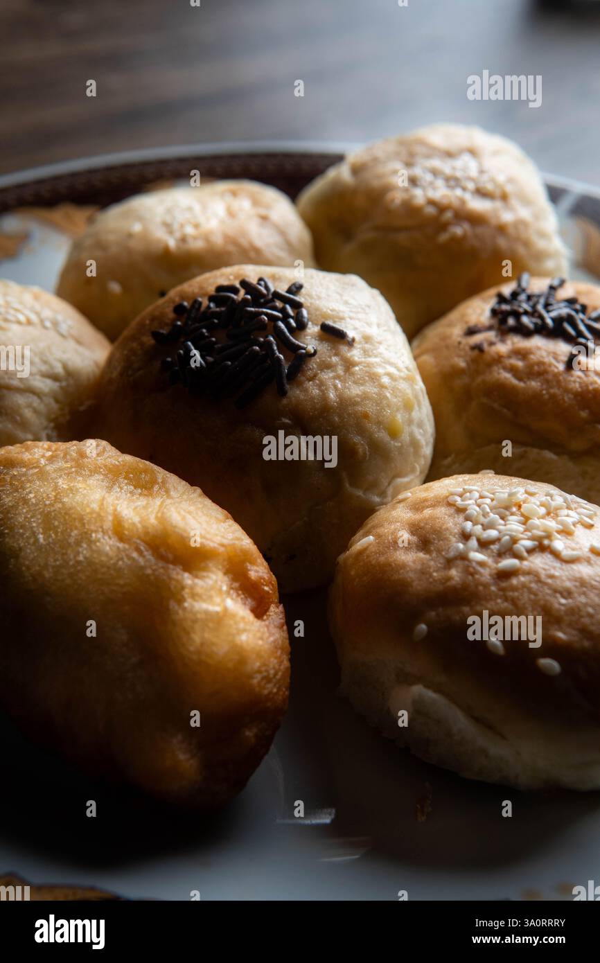 Traditional Indonesian Sweet Buns Stock Photo - Alamy