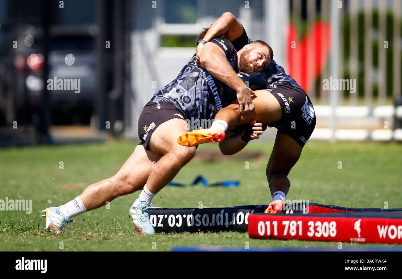 DURBAN, SOUTH AFRICA - MARCH 05: Hanro Jacobs of the Hollywoodbets ...