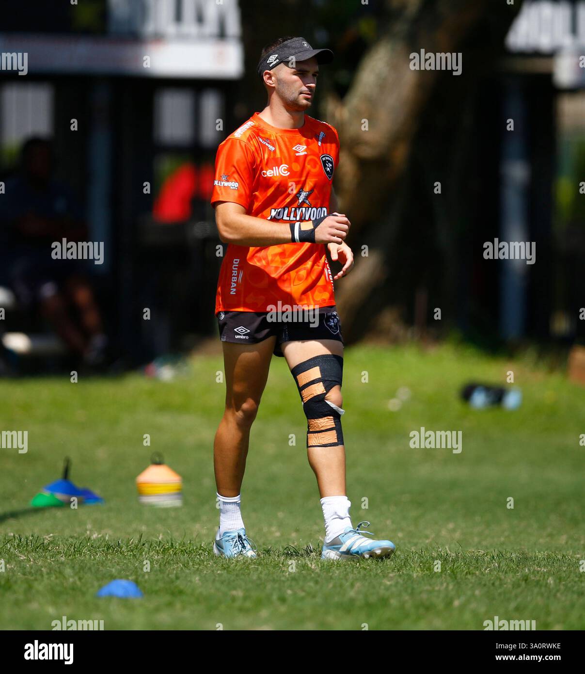 DURBAN, SOUTH AFRICA - MARCH 05: Jean Smith of the Hollywoodbets Sharks during the Hollywoodbets ...