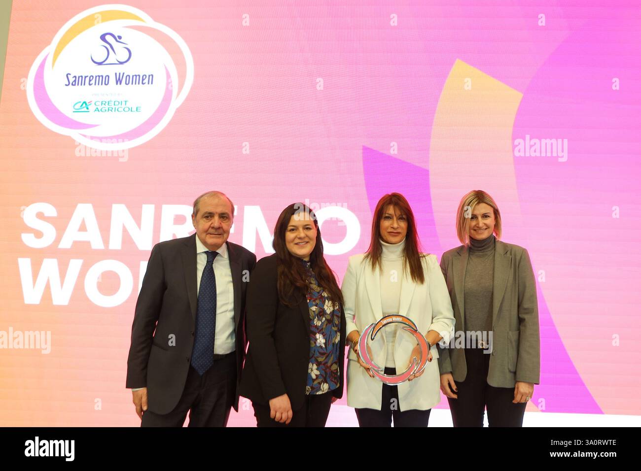 Genova, Italia. 05th Mar, 2025. Mauro Vegni, Giusy Virelli, Simona ...