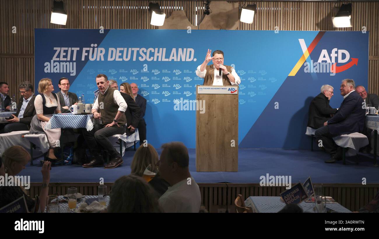 Osterhofen, Germany. 05th Mar, 2025. Political Ash Wednesday, AfD, at ...