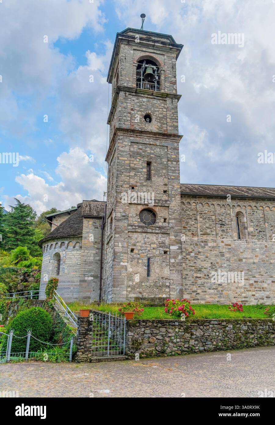 Impression around the Piona Priory or Piona Abbey, a religious complex ...