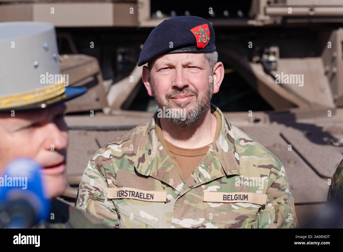 Belgian lieutenant colonel Erik Verstraelen (French-Belgian coordinator ...