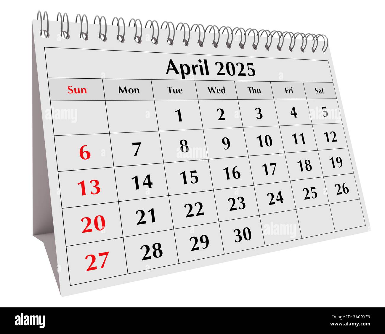 2025 desk calendar hi-res stock photography and images - Alamy
