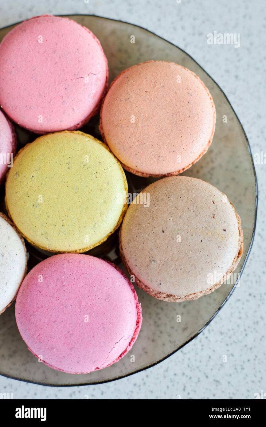 Various french food top view hi-res stock photography and images - Alamy