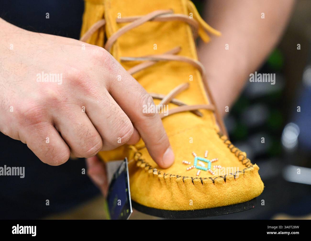 Montreal, Canada. 26th Feb, 2025. Jason Picard-Binet, owner of Bastien ...