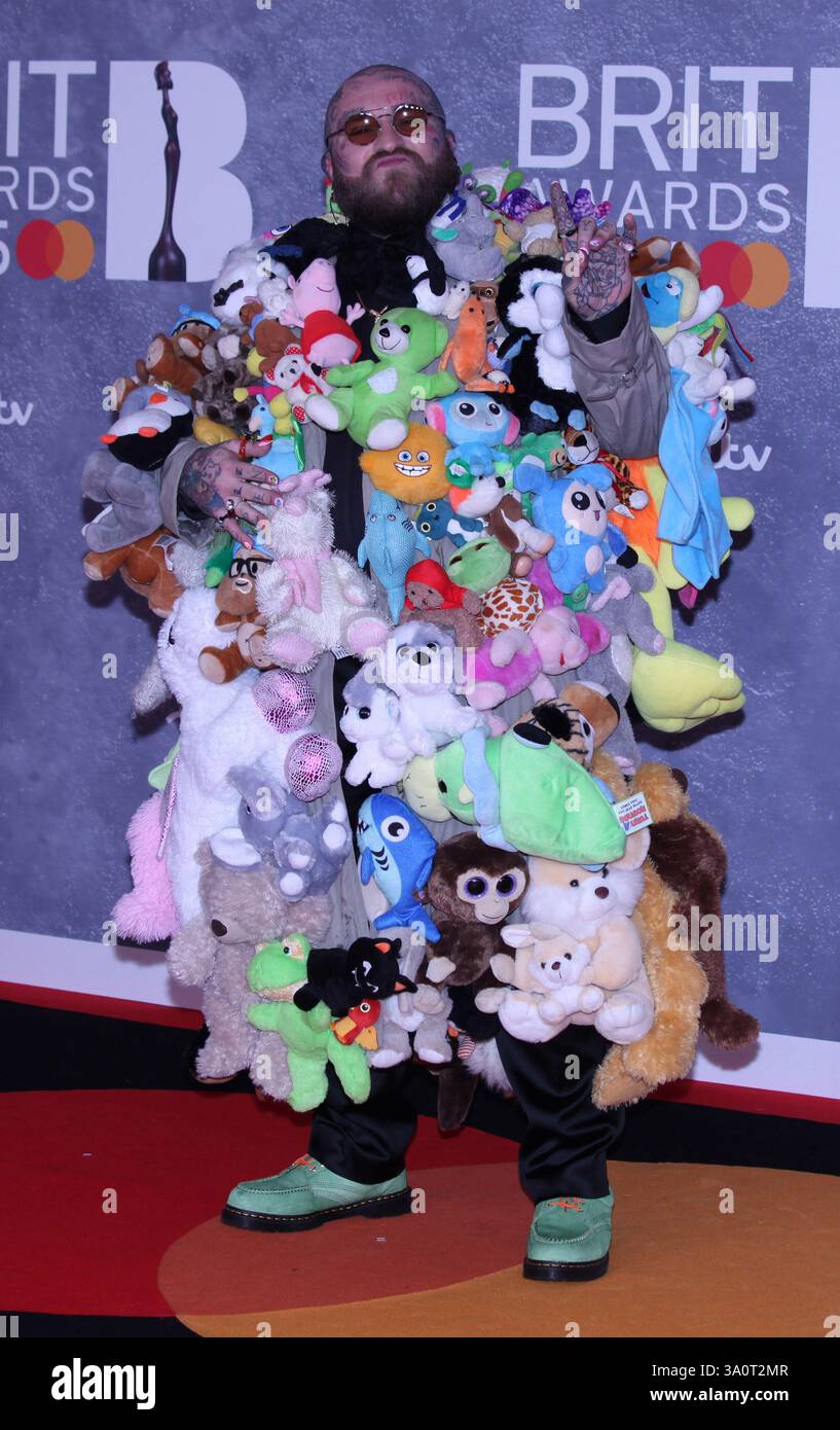 London, UK. Teddy Swims at the BRIT Awards 2025. The O2 London. 1st ...