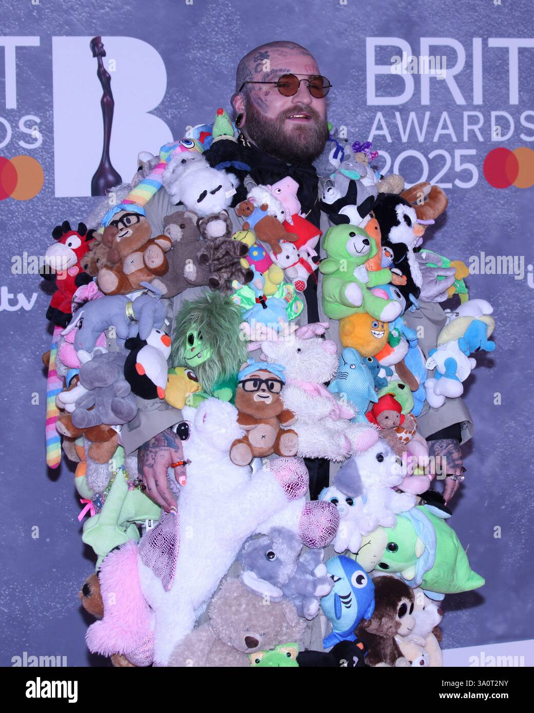 London, UK. Teddy Swims at the BRIT Awards 2025. The O2 London. 1st March 20254 Ref:LMK11 ...