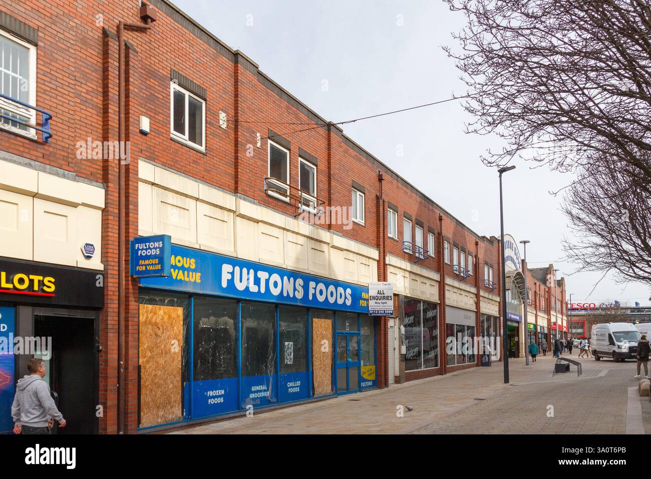 Shops in Frederick Street, Rotherham Stock Photo - Alamy