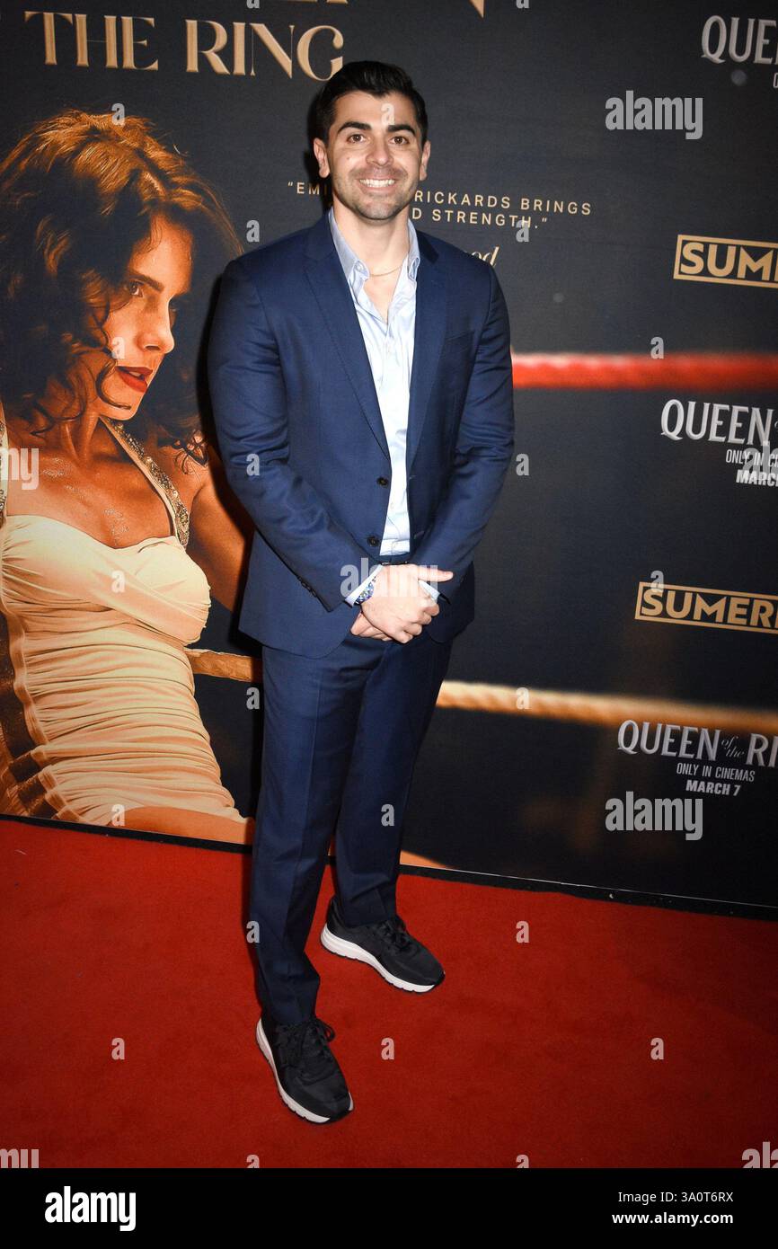 New York, NY, USA. 4th Mar, 2025. Steve Kaye at the "Queen of the Ring ...