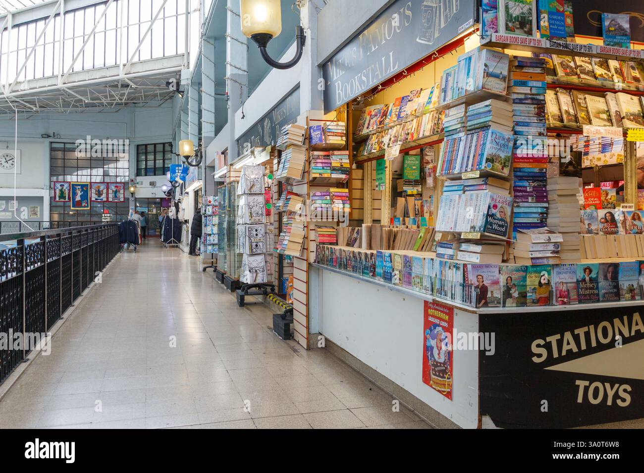 The indoor market, Rotherham Stock Photo - Alamy