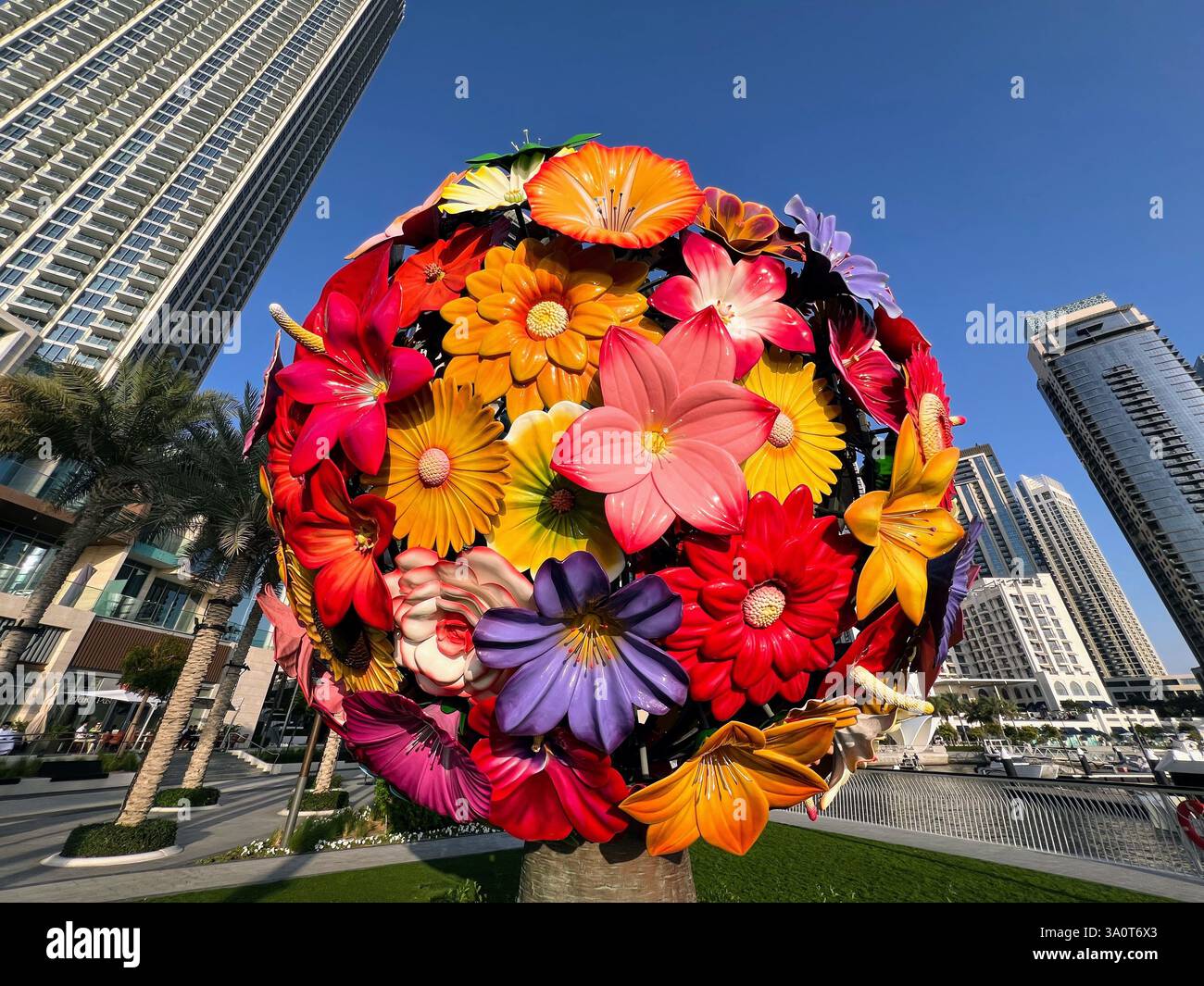 A spectacular fusion of nature and urban architecture, this image ...