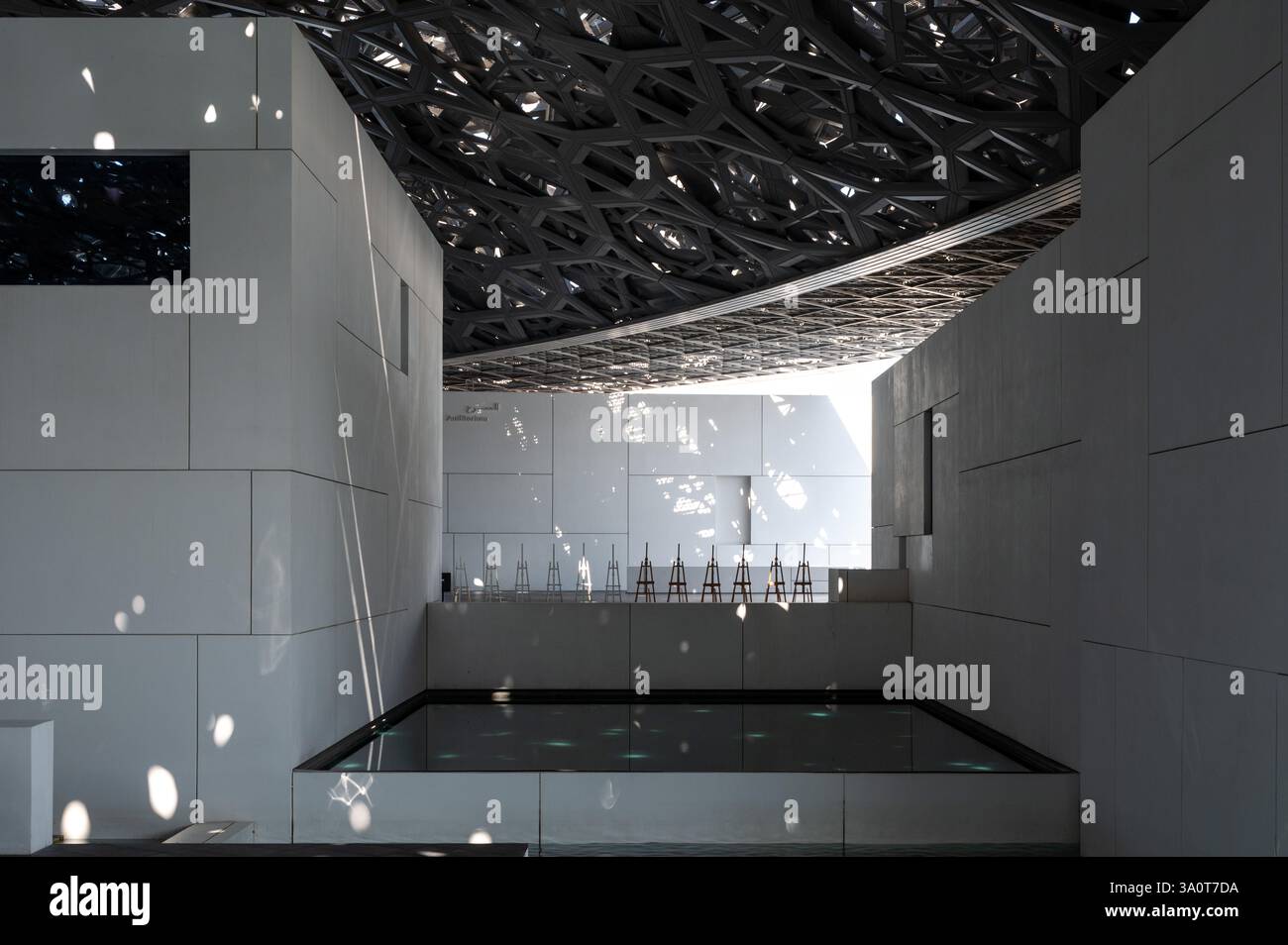 Dappled Daylight at Louvre Museum in Abu Dhabi designed by French ...