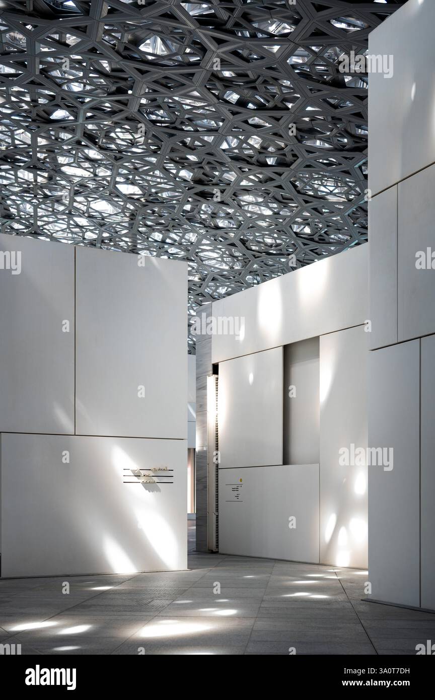 Dappled Daylight at Louvre Museum in Abu Dhabi designed by French ...
