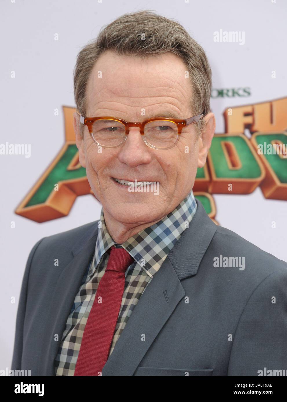 Bryan Cranston arriving at the premiere of DreamWorks Animation and ...