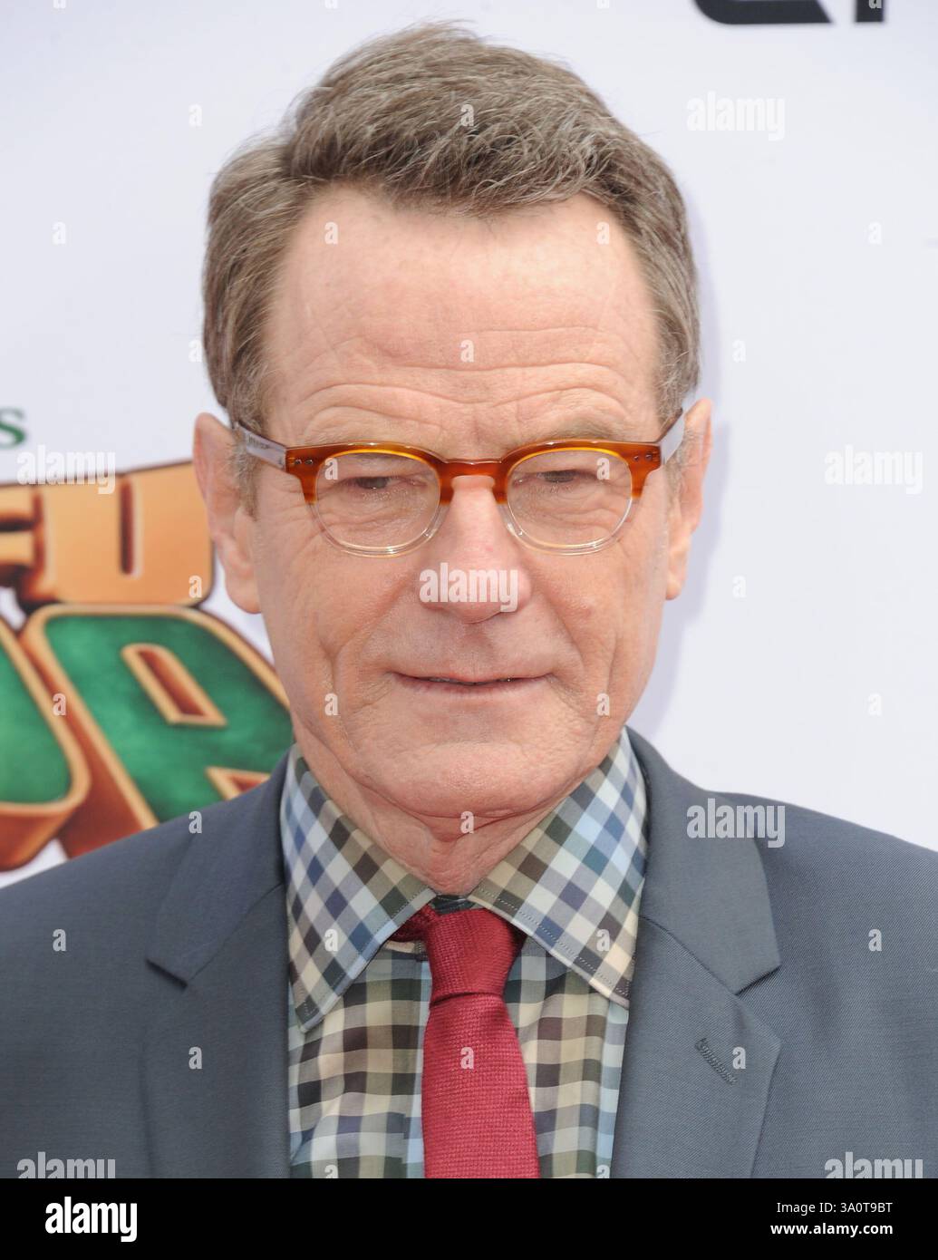 Bryan Cranston arriving at the premiere of DreamWorks Animation and ...