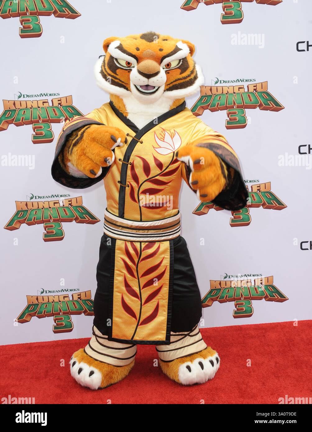 Tigress arriving at the premiere of DreamWorks Animation and Twentieth ...