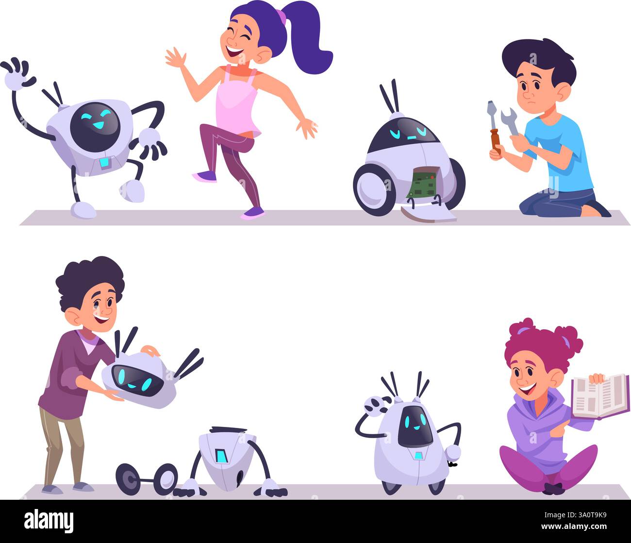 Kids ant robots. Smart androids for kids chatbot education for kids ...