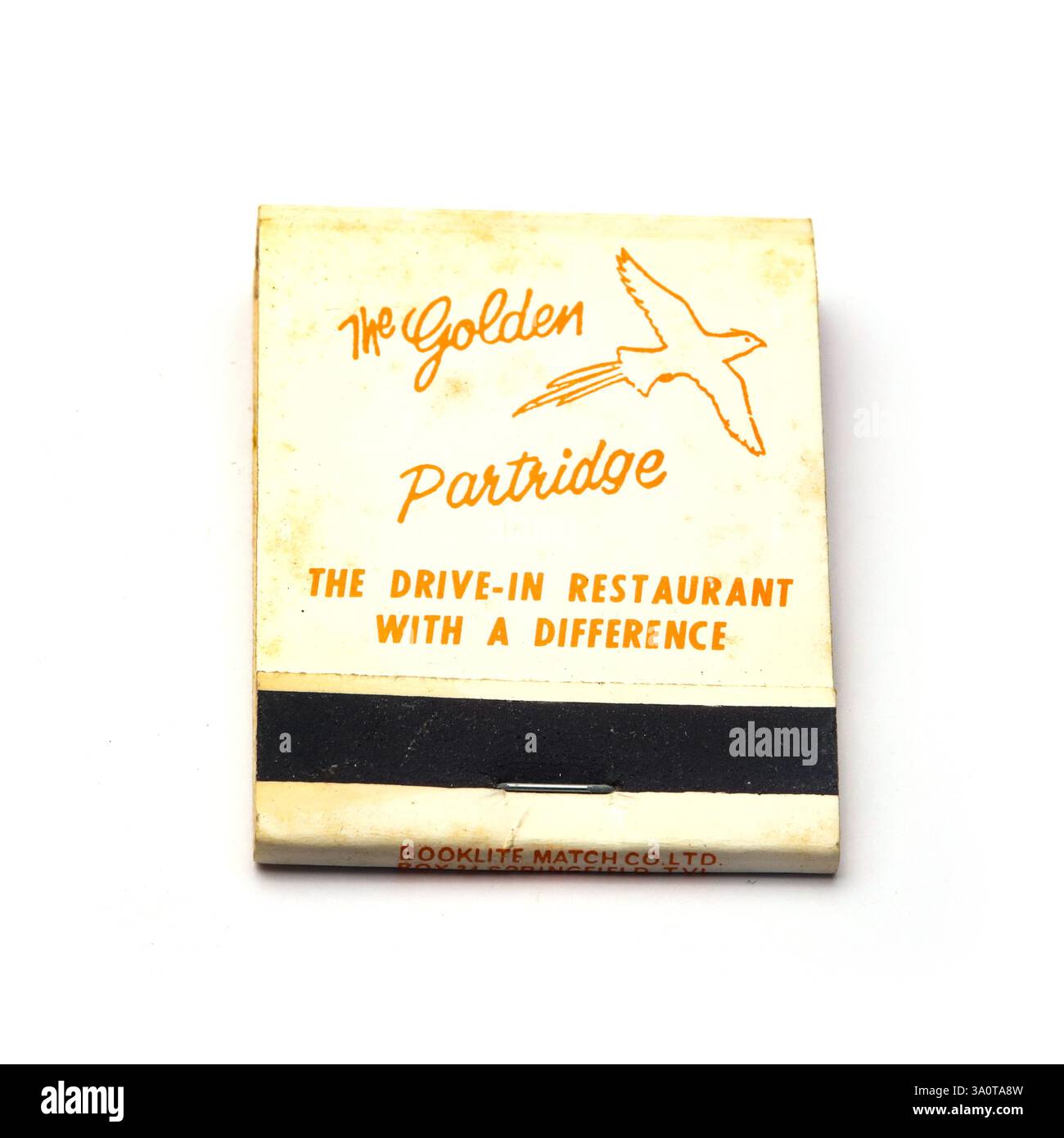 The Golden Partridge drive-in restaurant. Vintage matches matchbook ...