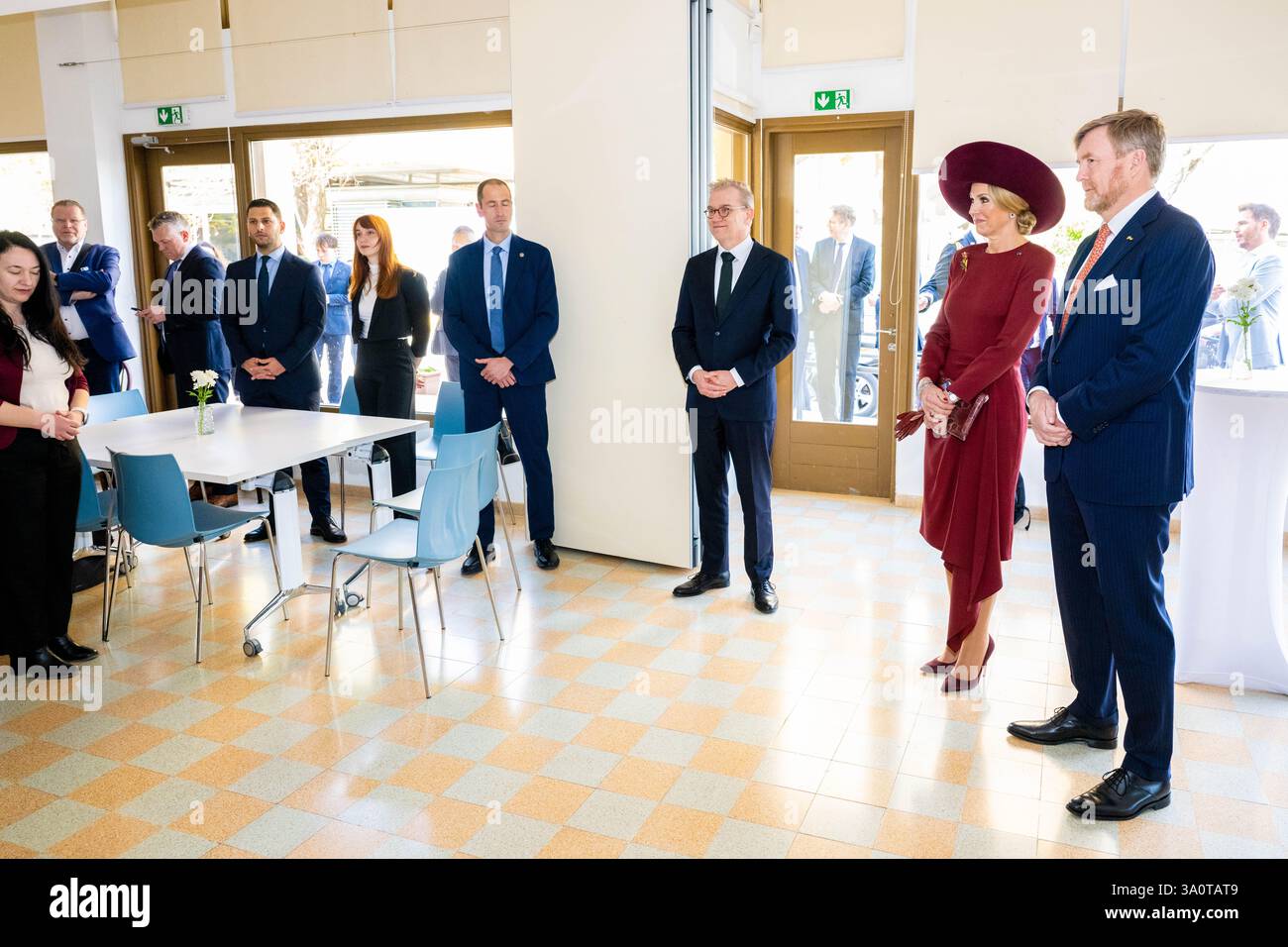King Willem-Alexander, Queen Maxima during a visit to Home for ...