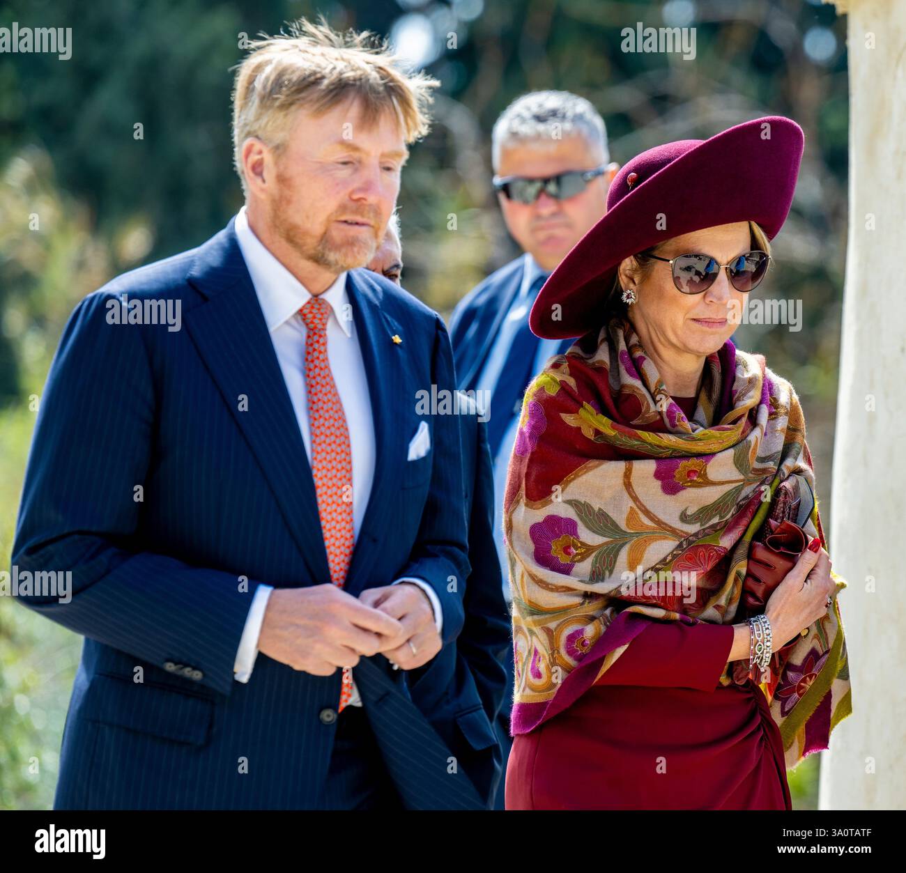 Choirokoitia, Cyprus. 05th Mar, 2025. King Willem-Alexander, Queen ...