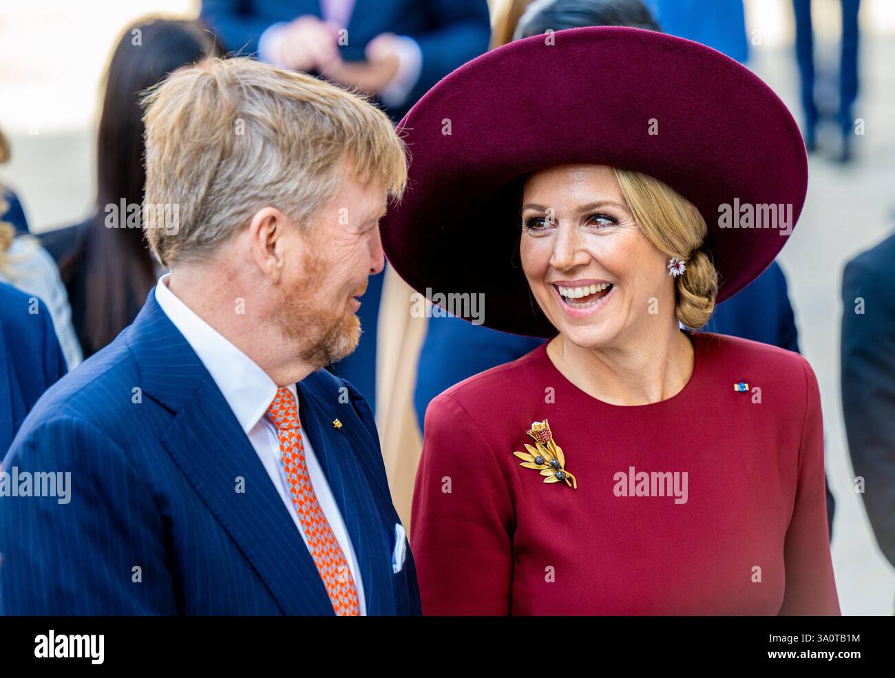 Nicosia, Cyprus. 05th Mar, 2025. King Willem-Alexander, Queen Maxima ...