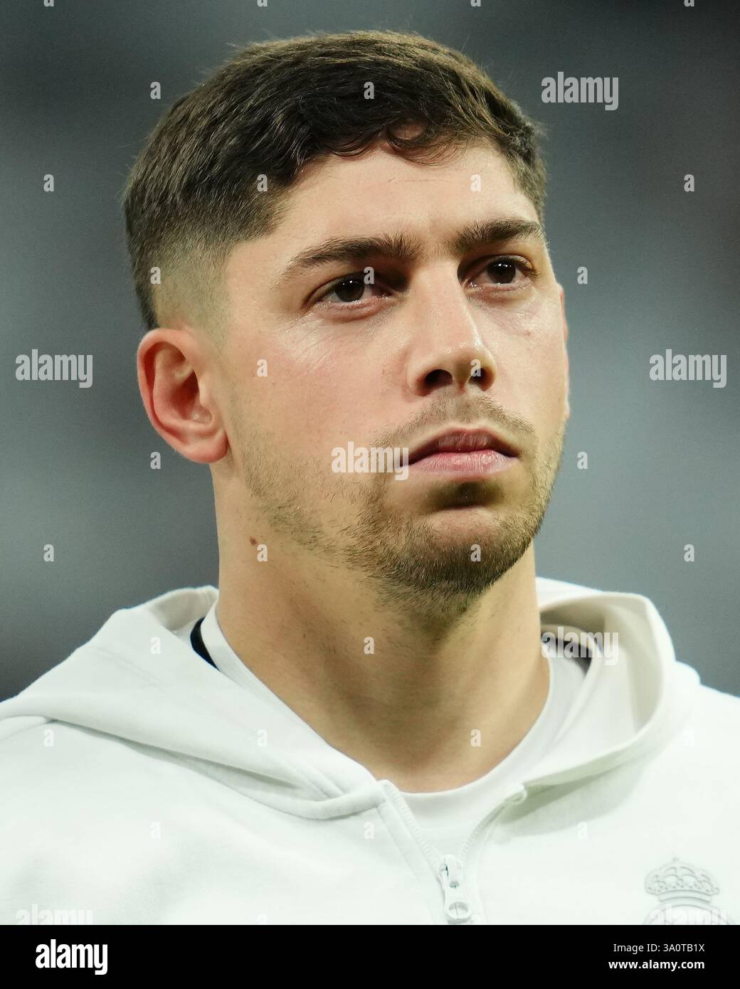 Fede Valverde of Real Madrid during the UEFA Champions League match ...