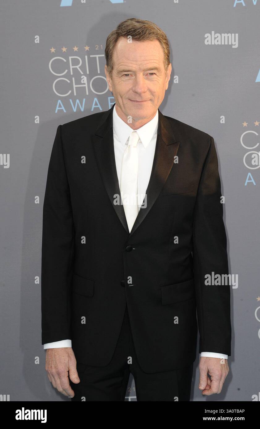 Bryan Cranston arriving at the 21st Annual Critics' Choice Awards at ...